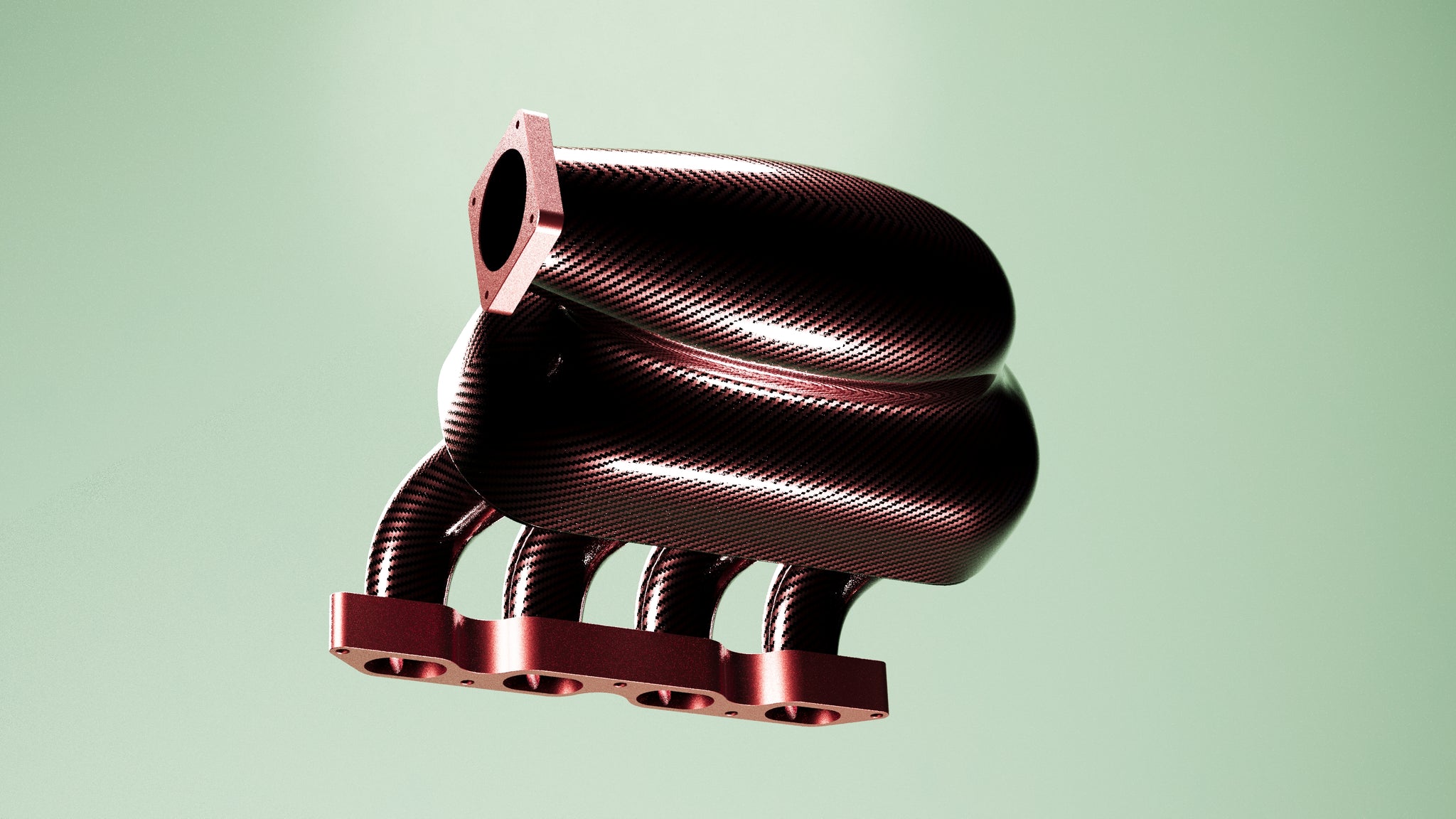 N43 Prepreg Carbon Intake Manifold